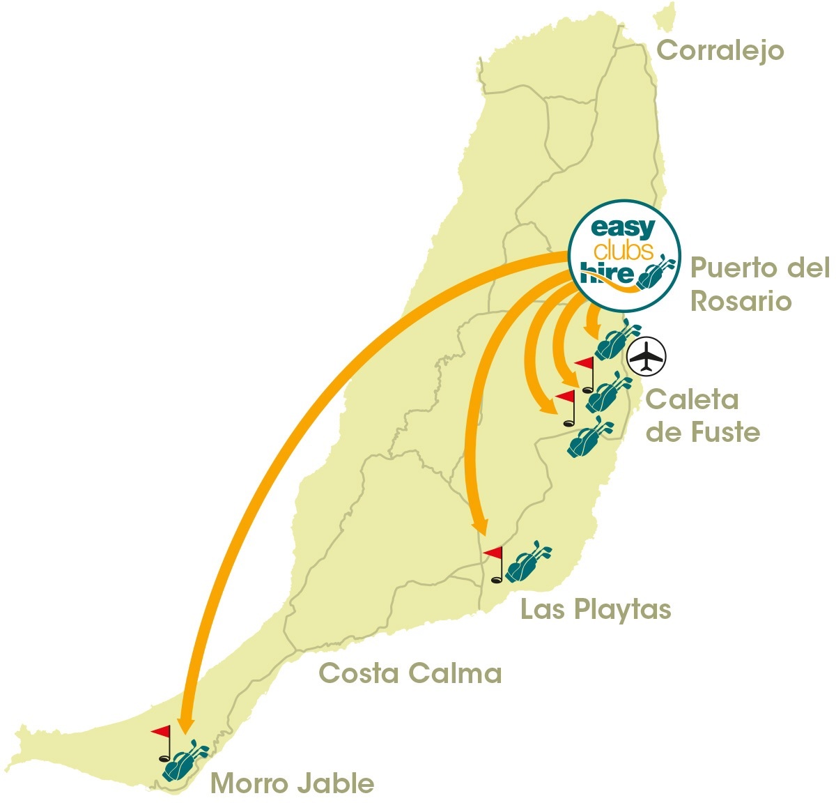 Fuerteventura Golf Courses - Easy Clubs Hire Fuerteventura